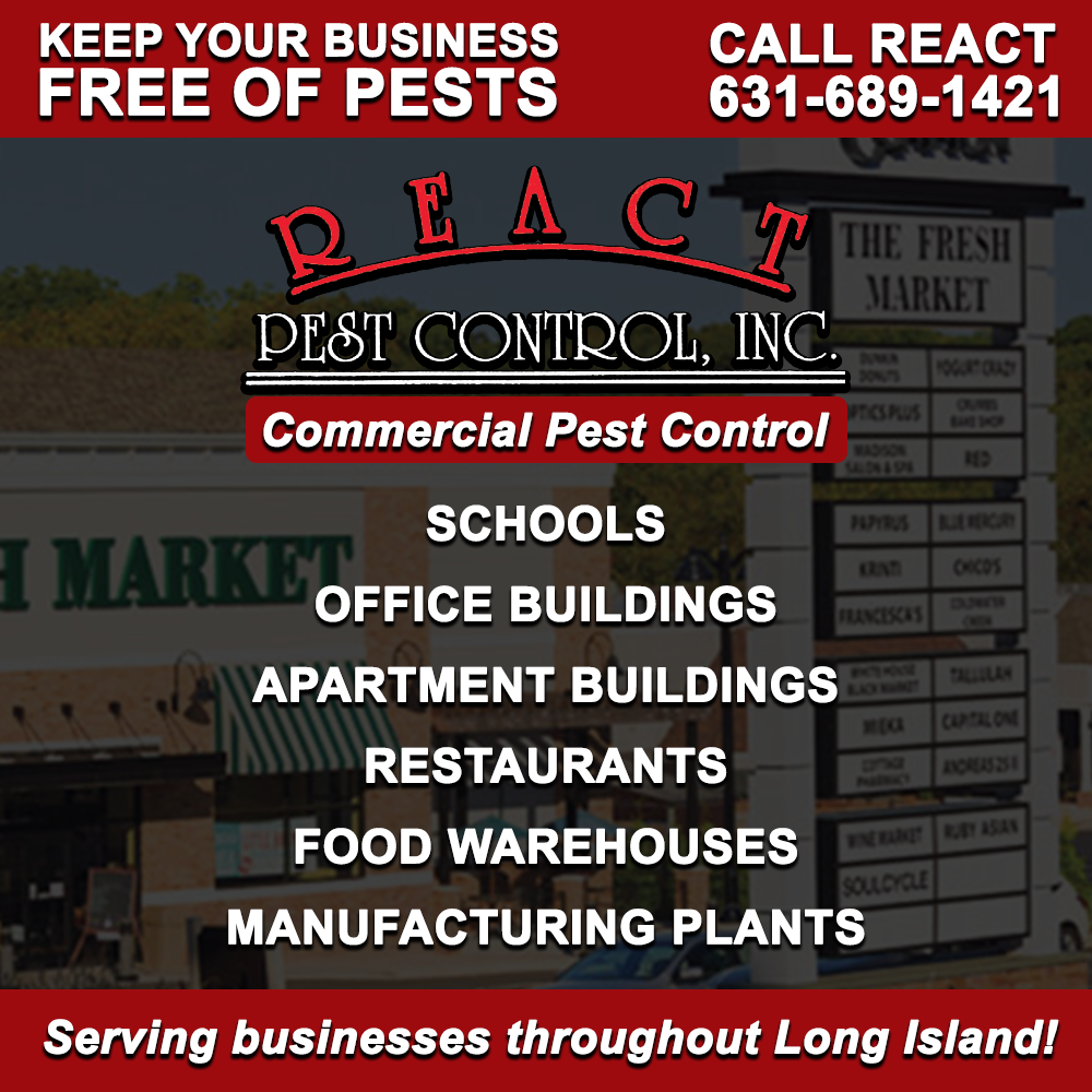 Long Island's Best Commercial Pest Control - React Pest Control, Inc.